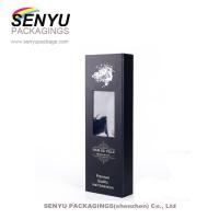 China Black Hair Extension Magnetic Box Packaging With Window for sale