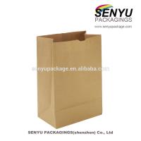 China Recycled Printed Paper Bags / Kraft Paper k Bag With Your Logo for sale