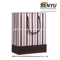 China Fast Food Printed Paper Bags Logo Print Embossing Or Glossy Lamination for sale