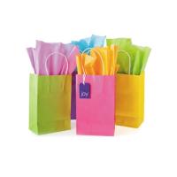 China Party Printed Paper Bags / Colored Paper Merchandise Bags Customized Shape for sale