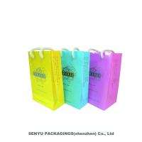 China Party Printed Paper Bags / Colored Paper Merchandise Bags Customized Shape for sale