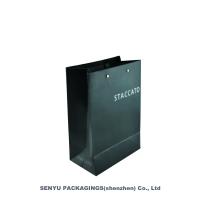 China Gift Shopping Stand Up Kraft Paper Bag with Handle Eco Friendly OEM Availalbe for sale