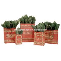 China Eco Friendly Kraft Gift Printed Paper Bags with Handle Luxury Shopping for sale
