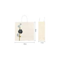 China Custom Printed Paper Bags with Handles For Business Shopping Recycled for sale