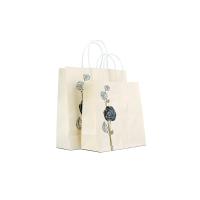 China Custom Printed Paper Bags with Handles For Business Shopping Recycled for sale