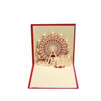 China 3d Happy Birthday Greeting Card Custom New Year Greeting Creative Recycled for sale