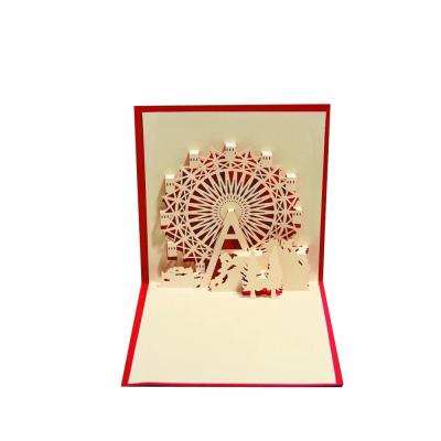 China 3d Happy Birthday Greeting Card Custom New Year Greeting Creative Recycled for sale