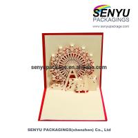 China 3d Happy Birthday Greeting Card Custom New Year Greeting Creative Recycled for sale