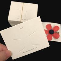 China Brief Earring Necklace Jewelry Display Cards Printing Fashion Designs for sale