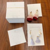 China Brief Earring Necklace Jewelry Display Cards Printing Fashion Designs for sale