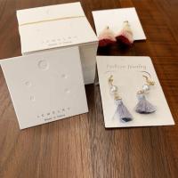 China Brief Earring Necklace Jewelry Display Cards Printing Fashion Designs for sale