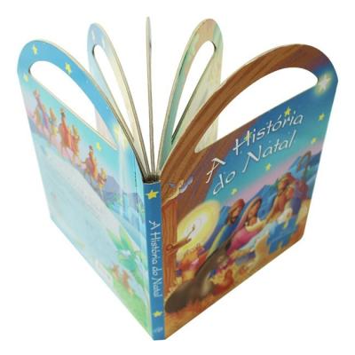 China Cardboard Fairy Tale Books For Kids Baby With Handle Film Lamination for sale