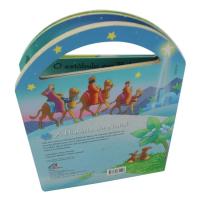 China Cardboard Fairy Tale Books For Kids Baby With Handle Film Lamination for sale