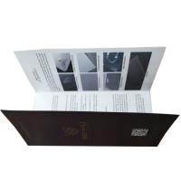 China Private custom cheap presentation folder brochure advertising paper printing for sale