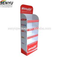 China Template Cardboard Floor Display Stands for Mockup Custom Poster Folding Pop Up for sale