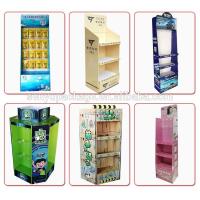 China Template Cardboard Floor Display Stands for Mockup Custom Poster Folding Pop Up for sale