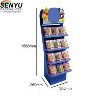 China Corrugated Cardboard Display Stands / Custom Cardboard Floor Displays Advertising for sale