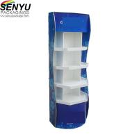 China Makeup Advertising Cardboard Display Stands / Cardboard Counter Display Stands for sale