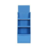 China Solid Color Cardboard Display Stands / Corrugated 3 Tier Cardboard Display for sale