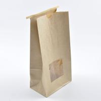 China Kraft Stand Up Zip Brown Kraft Paper Bags Dried Food Pack for sale