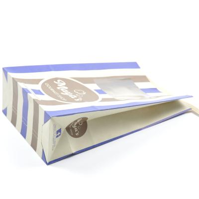 China Kraft Stand Up Pouch Brown Kraft Dried Food Packaging for sale