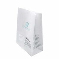 China Food Grade Packaging Kraft Paper Bag Folding Bread Packaging Bags for sale