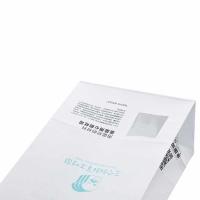 China Food Grade Packaging Kraft Paper Bag Folding Bread Packaging Bags for sale