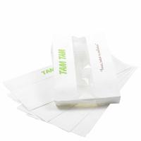 China Kraft Paper Bag Anti oil With Transparent Window For Bakeries for sale