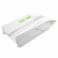 China White Food Grade Kraft Paper Bag with Clear Window for sale