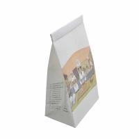 China Breakfast Toast Printed Paper Bags / Brown Paper Bread Bags Packing for sale