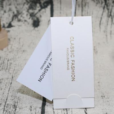 China Kraft Paper Hang Tags / Custom Hang Tags For Clothing Recycled Materials for sale