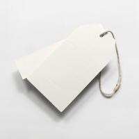 China Matt Cardboard Paper Hang Tags Garment Accessories Embossed  For Clothing Own Logo for sale