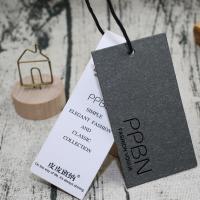 China Luxury Paper Hang Tags / Garment Clothing Hang Tags Eco Friendly With Logo for sale
