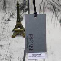 China Luxury Paper Hang Tags / Garment Clothing Hang Tags Eco Friendly With Logo for sale