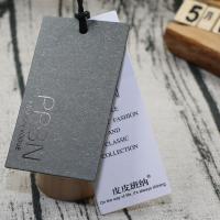 China Luxury Paper Hang Tags / Garment Clothing Hang Tags Eco Friendly With Logo for sale