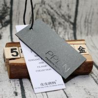 China Luxury Paper Hang Tags / Garment Clothing Hang Tags Eco Friendly With Logo for sale