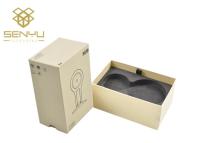 China Paper Lacquer Shining Painting Packaging Box Wooden Storage Box With Window for sale