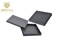 China Black Kraft Paper Box Packaging with 1200g Cardboard Base Lid Gift Packing for sale