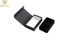 China Black Mobile Accessories Packaging Handmade Magnetic Packaging Box for sale