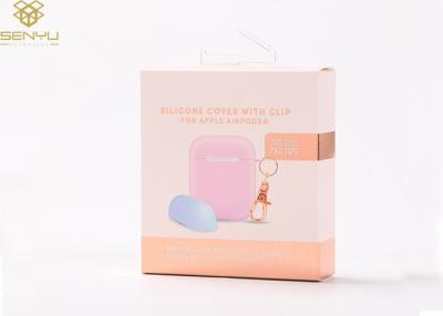 China Mini Color Paper Box Mobile Accessories Packaging For Apple Airpods Protective Case for sale