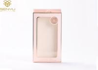 China Pink Cell Phone Case Retail Packaging Boxes For Mobile Phone Cover Box for sale