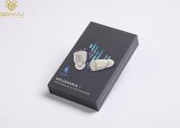 China Custom Black Earphone Mobile Accessories Packaging Magnetic Box for sale