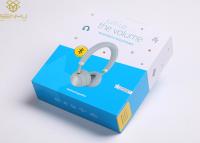 China Blue Headphone Handmade Mobile Accessories Packaging Box for sale