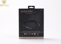 China Embossing Black Cardboard 1500g Earphone Packaging Box for sale