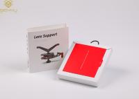 China Environmental White Lens Support Paper Box Packaging For Camera Parts for sale