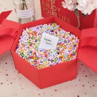 China Hexagon Shaped Christmas Gift Box Packaging With Lids for sale