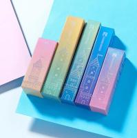 China Silver Card Paper Foldable Cosmetic Packaging Box For Lipstick for sale