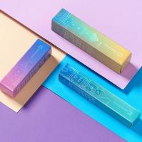 China Silver Card Paper Foldable Cosmetic Packaging Box For Lipstick for sale