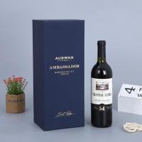 China Champagne 1357g Cardboard Wine Box Packaging With Insert for sale