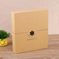 China Brown 1000gsm cardboard Kraft Paper Packaging EVA Insert Gift Boxes for sale